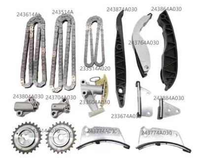 China Wholesale Timing Chain Kit 16PCS 243514A020 243614A020 for Kia Sorento Hyundai H-1 D4CB 2.5 CRDi for sale