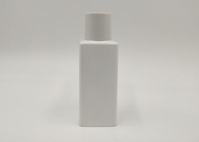 China 100ml White PET Plastic Cosmetic Skin Care Bottle with Screw Cap 20mm for sale