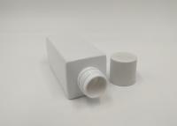 China 100ml White PET Plastic Cosmetic Skin Care Bottle with Screw Cap 20mm for sale