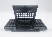 China Multi Grid Black Color Custom Empty Eyeshadow Palette 3 Layers Designed for sale