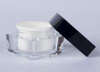 China Acrylic Empty Lotion Jars 5g 10g 15g 30g 50g with Screw Cap for Cosmetic Packaging for sale