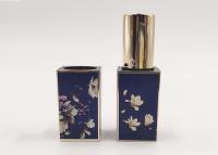 China Chinese Style Square Blue Color Custom Lipstick Tubes Plastic Materials for sale