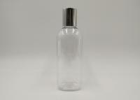China Round Boston Custom Cosmetic Bottles 100ml 200ml Clear Plastic OEM for sale