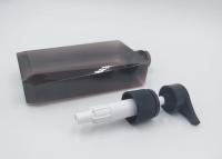 China Wholesale 250ml Brown PETG Lotion Dispenser Bottle with Pump Custom Cosmetic Packaging for sale