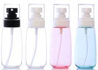 China 80ml 100ml Empty PETG Cosmetic Bottles with Sprayer Pump OEM ODM Custom Logo for sale