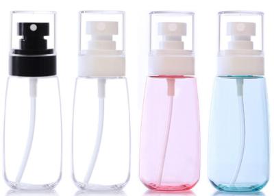 China 80ml 100ml Empty PETG Cosmetic Bottles with Sprayer Pump OEM ODM Custom Logo for sale
