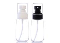 China 80ml 100ml Empty PETG Cosmetic Bottles with Sprayer Pump OEM ODM Custom Logo for sale