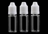 China 10ml Transparent PET Plastic Bottle with Dropper for Cosmetic Packaging OEM for sale
