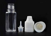 China 10ml Transparent PET Plastic Bottle with Dropper for Cosmetic Packaging OEM for sale