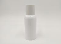 China White PET Plastic Boston Shape Cosmetic Bottle 30ml 50ml 100ml with Screw Cap for sale