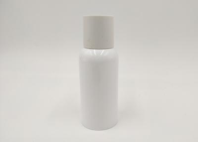 China White PET Plastic Boston Shape Cosmetic Bottle 30ml 50ml 100ml with Screw Cap for sale