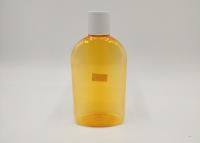 China Orange Color Blank Shampoo Bottle , Cosmetic Packaging Bottle 30ml Volume for sale