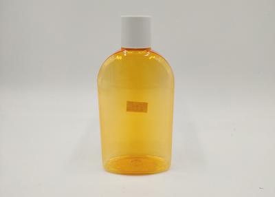 China Orange Color Blank Shampoo Bottle , Cosmetic Packaging Bottle 30ml Volume for sale
