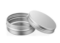 China 30g 60g 100g Aluminum Cosmetic Containers with Screw Cap Matte Finish for sale