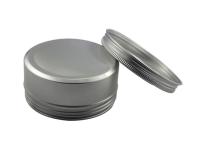 China 30g 60g 100g Aluminum Cosmetic Containers with Screw Cap Matte Finish for sale
