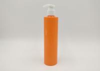 China FDA 200ml Biodegradable PET Plastic Shampoo Bottles with Lotion Pump Custom for sale