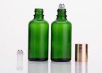 China 50ml Roll On Glass Cosmetic Bottle Pearly Luster Gradient Surface Treatment for Perfume Packaging for sale