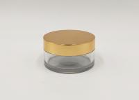 China 50ml PET Plastic Travel Cream Jars , Empty Lotion Jars Customized Logo for sale