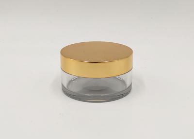 China 50ml PET Plastic Travel Cream Jars , Empty Lotion Jars Customized Logo for sale
