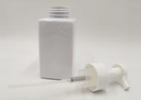 China 250ml Foam Pump PET Cosmetic Bottle Square Shape 32 / 28mm Sealing Type for sale