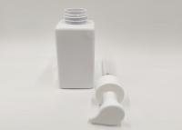 China 250ml Foam Pump PET Cosmetic Bottle Square Shape 32 / 28mm Sealing Type for sale