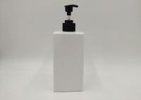China White PET Foam Shampoo Bottle 200ml Square Plastic Cosmetic Container with Lotion Pump for sale