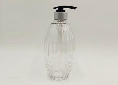 China 500ml PET Plastic Custom Cosmetic Bottles Silk Screen Printing With Lotion Pump for sale