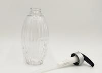 China 500ml PET Plastic Custom Cosmetic Bottles Silk Screen Printing With Lotion Pump for sale