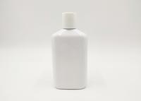 China Filp Top Cap Pet Cosmetic Bottle , Cosmetic Squeeze Bottles Flat Shape for sale