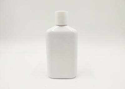 China Filp Top Cap Pet Cosmetic Bottle , Cosmetic Squeeze Bottles Flat Shape for sale