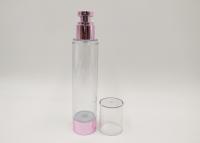 China 50ml Transparent Airless Pump Bottle for Moisturizing Gel Cosmetic Packaging for sale