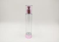 China 50ml Transparent Airless Pump Bottle for Moisturizing Gel Cosmetic Packaging for sale