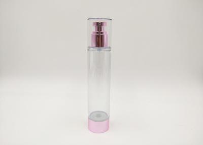 China 50ml Transparent Airless Pump Bottle for Moisturizing Gel Cosmetic Packaging for sale