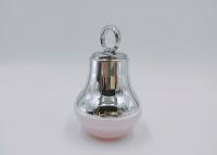 China 30ml 50ml Cosmetic Glass Jars with Silver Cap for Essential Oil Skincare Packaging for sale