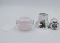 China 30ml 50ml Cosmetic Glass Jars with Silver Cap for Essential Oil Skincare Packaging for sale