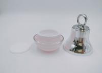 China 30ml 50ml Cosmetic Glass Jars with Silver Cap for Essential Oil Skincare Packaging for sale
