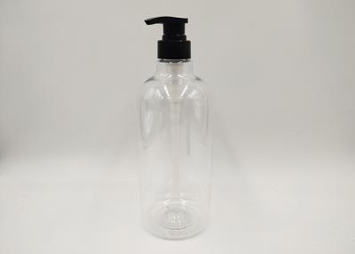 China 8oz Empty PET Cosmetic Lotion Bottle with Pump Custom Label Printing for sale
