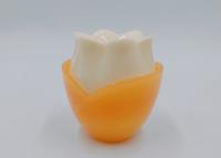 China 30g Yellow PET Face Cream Jar for Cosmetic Packaging with Screw Cap for sale