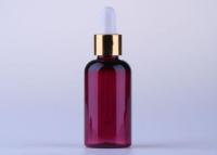 China 50ml PET Custom Cosmetic Bottles Essential Oil Packaging With Dropper for sale