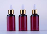 China 50ml PET Custom Cosmetic Bottles Essential Oil Packaging With Dropper for sale