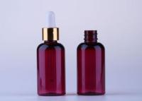 China 50ml PET Custom Cosmetic Bottles Essential Oil Packaging With Dropper for sale