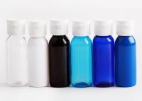 China 1oz 30ml Clear PET Cosmetic Bottle with Flip Top Cap for Skin Care Packaging for sale