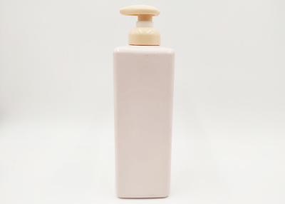 China 500ml Custom Cosmetic Bottles Pink Square Spray Bottle Recyclable Materials for sale