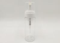 China 43mm 150ml PET Plastic Cosmetic Bottle with Foam Pump 5oz Eco Friendly for sale