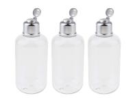 China 9oz 270ml PET Plastic Bottle for Cosmetic Packaging with Silver Screw Cap for sale