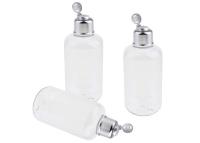 China 9oz 270ml PET Plastic Bottle for Cosmetic Packaging with Silver Screw Cap for sale