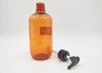 China 500ml PET Plastic Hand Sanitizer Emulsion Cosmetics Bottle with Hot Bubble Pump for sale
