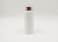 China 100ml 150ml Cosemtic PET Plastic Packaging Toner Lotion Double Screw Cap Bottle With Plug for sale