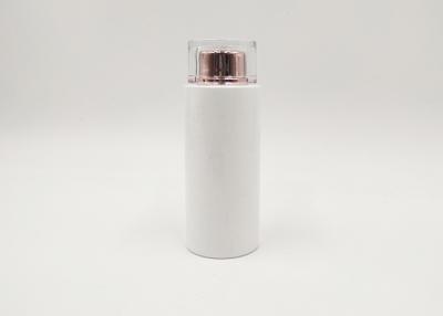 China 100ml 150ml Cosemtic PET Plastic Packaging Toner Lotion Double Screw Cap Bottle With Plug for sale