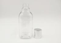 China Transparent PET Plastic Cosmetic Bottle 200ml with Silver Cap for Toner Oil Packaging for sale